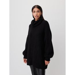 Leger Damen LeGer Strickpullover &raquo;Juna, LeGer by Lena Gercke&laquo; Loose fit mit Rundhalsausschnitt schwarz 44