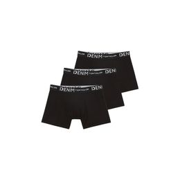 Tom Tailor Denim Herren Tom Tailor Denim Boxershorts Packung, 3 Stk. mit Logo-Stretchbund schwarz XXL, 3 Stk.