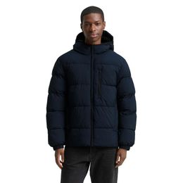 Tom Tailor Denim Herren Tom Tailor Denim Steppjacke mit Kapuze mit Kapuze blau L
