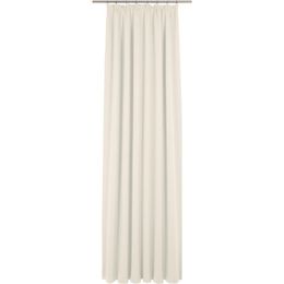 WIRTH Vorhang &raquo;Newbury&laquo; Kr&auml;uselband 1 Stk. tlg. beige Jacquard, Baumwolle, Polyester 125cm, Kr&auml;uselband, 65cm