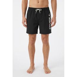 O`Neill O'neill Herren O'Neill Badeshorts &raquo;CALI 16'' SWIMSHORTS&laquo; mit seitlichen Eingrifftaschen und Ges&auml;&szlig;tasche schwarz S, N-Gr