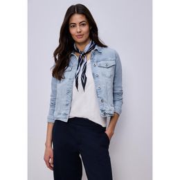 Street One Damen Street One Jeansjacke mit Brust Taschen blau 44