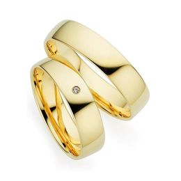 Phoenix Ph&ouml;nix Unisex Trauring &raquo;Schmuck Geschenk Gold 333 Trauring Ehering LIEBE versch. Varianten&laquo; Made in Germany, wahlweise mit oder ohne Brillant gold 55,
