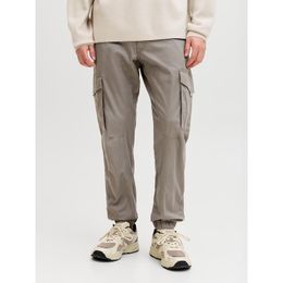 Jack & Jones Jack & Jones Herren Cargohose &raquo;PAUL FLAKE&laquo; Baumwollmischung, regular fit grau 29, L&auml;nge 32