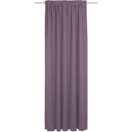 Adam Vorhang &raquo;Uni Collection&laquo; Multifunktionsband 1 Stk. tlg. aus 100% Bio-Baumwolle lila Jacquard, Baumwolle 255cm, Multifunktionsband, 142cm