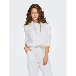 Only Damen Only Kapuzensweatshirt &raquo;ONLNOLI L/S HEART HOOD SWT NOOS&laquo;, Baumwollmischung, regular fit XL