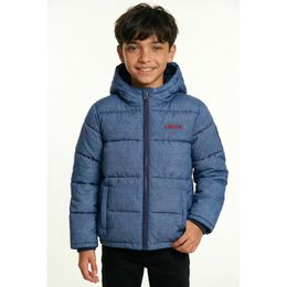 Levi's Kids Herren Levi's Kids Steppjacke mit Kapuze Winterjacke for BOYS blau 10 (140)