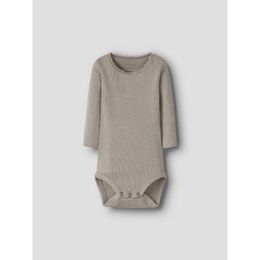 name it Jungen Langarmbody &raquo;NBFKAB LS BODY NOOS&laquo; beige 56, N-Gr