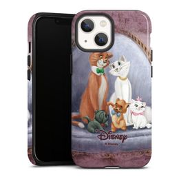 DeinDesign iPhone 13 Mini Handy Panzer Handyh&uuml;lle robuste Outdoor H&uuml;lle Schutzh&uuml;lle gl&auml;nzend Disney Official Licensed Product Aristocats Tough Case