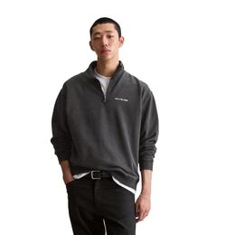 Marc O'Polo Marc O'polo Denim Herren Marc O'Polo DENIM Sweatshirt, Troyerkragen, relaxed fit, Logoprint grau L
