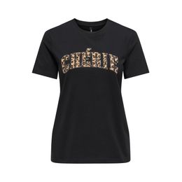 ONLY Shirt 'ONLDITTE' female size L Chocolate / Mocha / Black