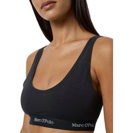 Marc O'Polo Marc O'polo Damen Marc O'Polo Bustier &raquo;Essentials Woven&laquo; mit schlichtem Unterbrustprint schwarz XL, N-Gr