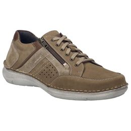 Josef Seibel Herren Schn&uuml;rschuh &raquo;New Anvers 87&laquo; , Komfortschuh, Bequemschuh, Freizeitschuh in extraweiter Form beige 42