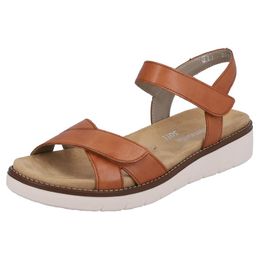 Remonte Damen Riemchensandale , Plateau, Sommerschuh, Sandalette mit Lite ́n Soft Ausstattung braun 38