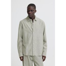 Blend Herren Langarmhemd &raquo;BHABAN SHIRT PP NOOS&laquo; mit normalem Hemdkragen, Regular Fit, in Leinenoptik beige L, N-Gr