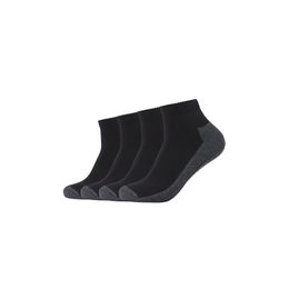 Camano Damen Kurzsocken &raquo;function&laquo; mit entlastender Halbpl&uuml;schsohle schwarz 35-38