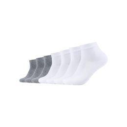 Camano Damen Kurzsocken &raquo;ca-soft&laquo; 7 Paar, mit hohem Baumwollanteil grau 39-42