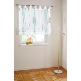 OTTO home Raffrollo &raquo;Dimona&laquo; mit Schlaufen Transparent, Voile, Polyester wei&szlig; Voile, Obermaterial: 100% Polyester 140cm, Schlaufen, 45cm