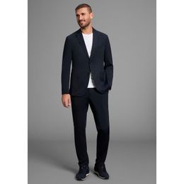 Bruno Banani Herren Anzug &raquo;Komfort &ndash; leicht, flexibel, knitterarm, modern&laquo; Sakko & Hose, slim fit Sommerleicht &ndash; kein Schwitzen, kein Stress blau 46, 