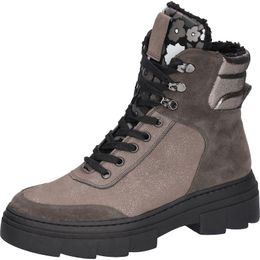 Waldl&auml;ufer Waldl&auml;ufer Damen Schn&uuml;rboots &raquo;H-SAIGA&laquo; Schn&uuml;rstiefelette, Plateauboots in Komfortweite H (= sehr weit) braun 8 (42)