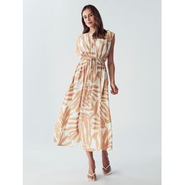 Willa Kleid 'Carol' Damen Gr&ouml;&szlig;e 38 pastellorange / wei&szlig; Sommerkleid