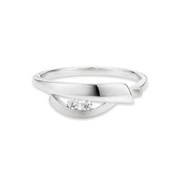 Bruno Banani Damen Fingerring &raquo;Schmuck Geschenk Silber 925 Damenring&laquo; mit Zirkonia (synth.) silber 53, Silber 925 (Sterlingsilber), 1,6mm