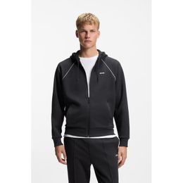 BOSS Green Herren BOSS Green Sweatjacke mit Kapuze, Regular Fit, Eingrifftaschen schwarz XXL