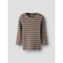 name it Kinder T-Shirt &raquo;NMNBANIO LS XSL TOP NOOS&laquo; Baumwollmischung, slim fit 80