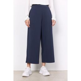 soyaconcept Damen soyaconcept Schlupfhose &raquo;SC-SIHAM 36&laquo; Sommerhose, bequeme Culotte in 7/8 L&auml;nge und l&auml;ssiger Passform blau L (40), N-Gr