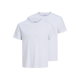 Jack & Jones Jack & Jones Herren Rundhalsshirt &raquo;JJEORGANIC RIB TEE SS CREW NECK 2PK MP&laquo; Packung, 2 Baumwollmischung, slim fit S