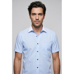 OLYMP Herren OLYMP Kurzarmhemd &raquo;Luxor&laquo; Businesshemd, comfort fit, New-Kentkragen 40, N-Gr