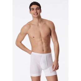 Schiesser Herren Boxershorts &raquo;Original Classics&laquo; mit Eingriff, etwas l&auml;ngeres Bein wei&szlig; 5