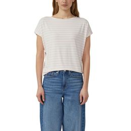 s.Oliver Damen s.Oliver Kurzarmshirt Sommershirt mit grafischem Muster rosa 34