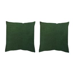 Home Wohnideen Dekokissen &raquo;ELMER&laquo; gr&uuml;n Polyester B/L: 40cm x 40cm, 2 Stk.