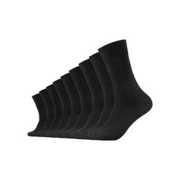 Camano Herren Socken &raquo;comfort&laquo; 9 Paar, mit verst&auml;rktem Fersen- und Zehenbereich schwarz 47-49