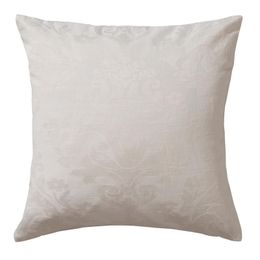 Dreams Kissenh&uuml;lle &raquo;Ornament&laquo; Jacquard, Uni Farben, eckig, 40x40 cm oder 50x50 cm beige Baumwolle, Obermaterial: 55% Baumwolle, 45% Polyester B/L: 50cm x 