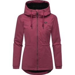 Ragwear Winter Parka 'Dankka' female size 5XL Burgundy