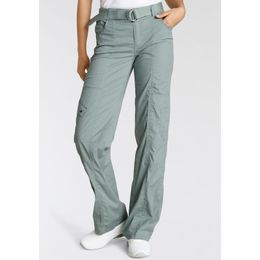 Kangaroos Damen Kangaroos Cargohose mit besonderem Taschen-Design gr&uuml;n 48, N-Gr
