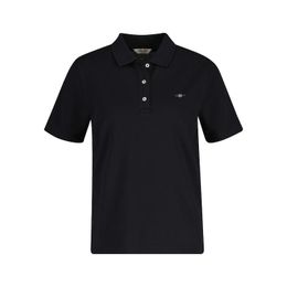 Gant Damen Poloshirt &raquo;REGULAR SHIELD&laquo; Regular fit mit Polokragen schwarz S