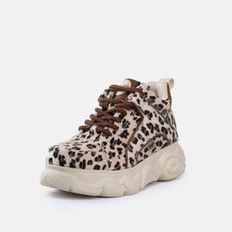 Buffalo Damen Schn&uuml;rboots &raquo;CLD CORIN&laquo; High-Top Sneaker, Plateausneaker mit Memory Foam, Leichtgewicht braun 39