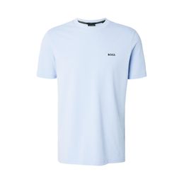BOSS T-Shirt Herren Gr&ouml;&szlig;e M himmelblau / schwarz