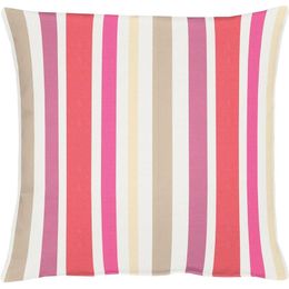 Apelt Dekokissen &raquo;Lira&laquo; Kissenh&uuml;lle mit F&uuml;llung, 1 St&uuml;ck pink Kunstfaser, Polyester B/L: 48cm x 48cm, 1 Stk.