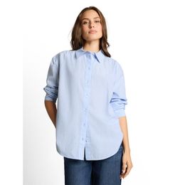 Tom Tailor Damen Tom Tailor Hemdbluse &raquo;Loose&laquo; mit Manschetten blau 38