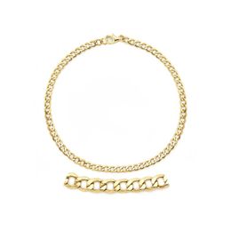 Firetti Damen Goldarmband &raquo;Schmuck Geschenk Gold 333 Panzerkettengliederung, ca. 3,6 mm breit&laquo; Made in Germany gold 21, Gelbgold 333