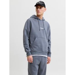 Jack & Jones Jack & Jones Herren Kapuzensweatshirt &raquo;JJESOHO SWEAT HOOD NOOS&laquo;, Baumwollmischung, relaxed fit grau XXL