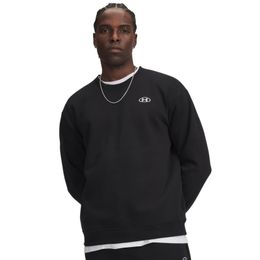Under Armour Herren Sweatshirt &raquo;UA RIVAL FLC CREW&laquo;, aus Baumwolle und Polyester, erh&auml;ltlich in den Gr&ouml;&szlig;en S bis XXXL schwarz S