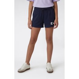 Champion Kinder Sweatshorts &raquo;BASIC Shorts Large Logo&laquo; f&uuml;r Kinder, aus Baumwolle, bequeme Passform blau L (152/158), N-Gr