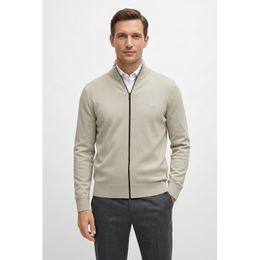 BOSS Orange Herren BOSS Orange Strickjacke &raquo;Kanozip Full Zip Cardigan&laquo; mit Rei&szlig;verschluss XXL