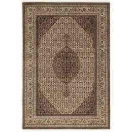 OCI DIE TEPPICHMARKE Orientteppich &raquo;CAVARI MAHI&laquo; rechteckig 5 mm H&ouml;he handgekn&uuml;pft, mit Fransen, Wolle mit Seide, Wohnzimmer beige Seide, Wolle B : 