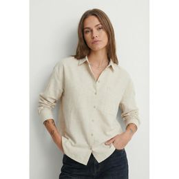 Vila Damen Langarmbluse &raquo;VIPRISILLA L/S LOOSE SHIRT - NOOS&laquo; beige 36